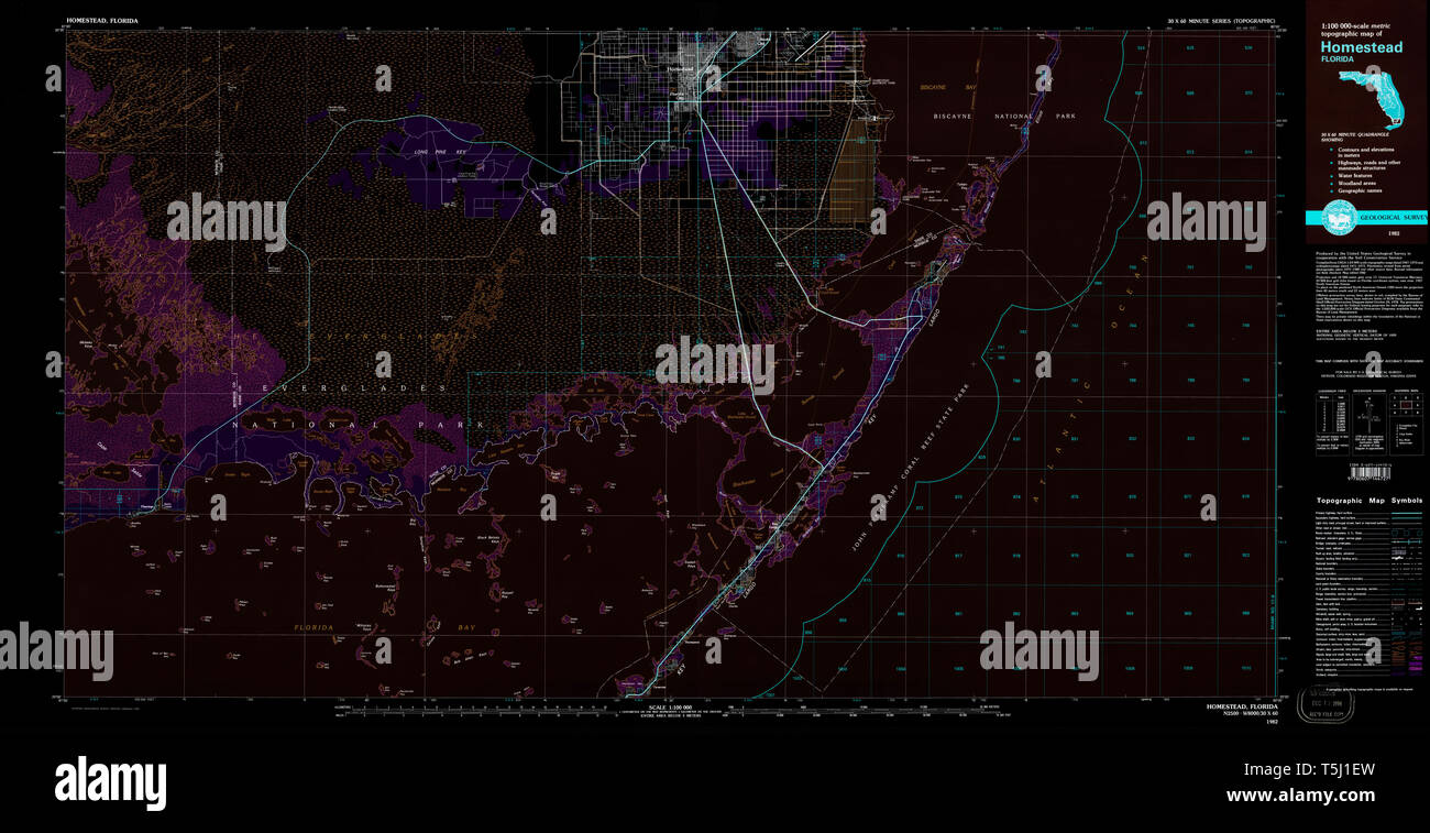 Homestead florida map hi-res stock photography and images - Alamy