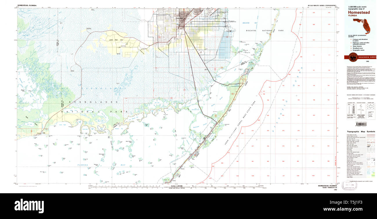 Homestead florida map hi-res stock photography and images - Alamy