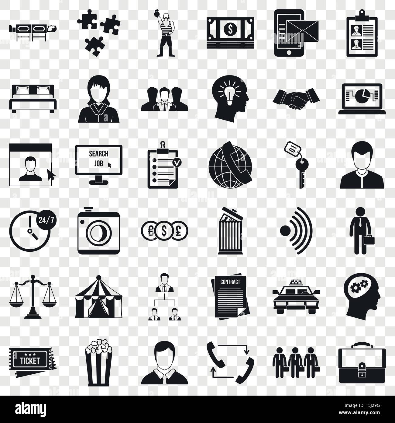 Conformity icons set, simple style Stock Vector Image & Art - Alamy