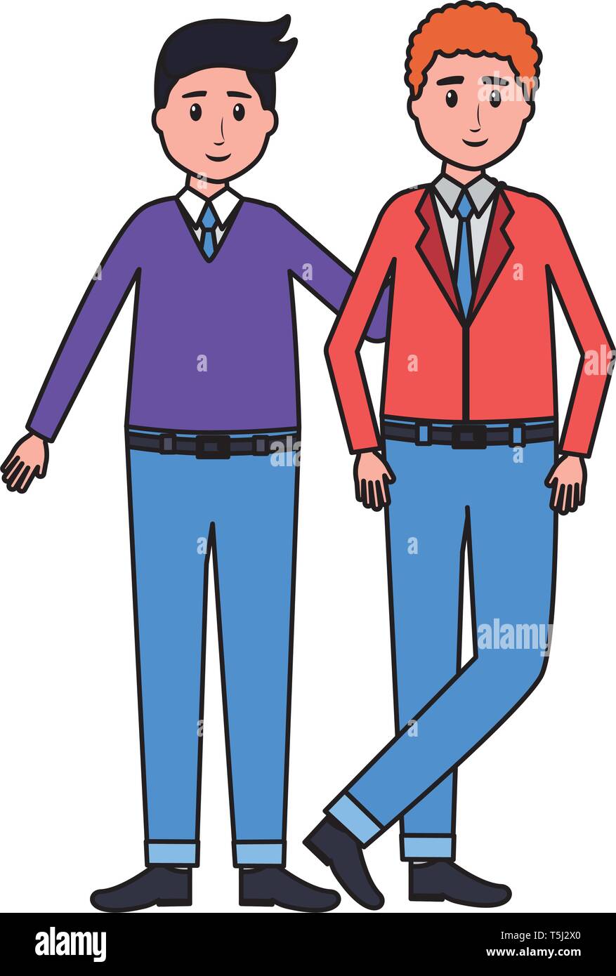 men employee office Stock Vector Image & Art - Alamy