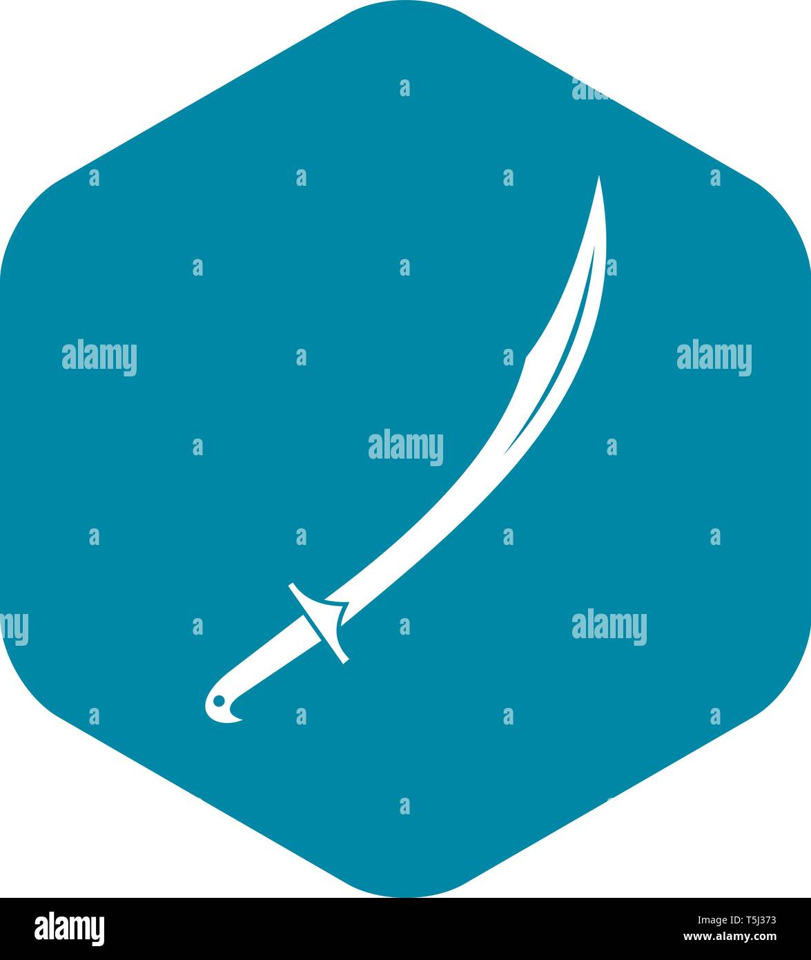 Cutlass icon, simple style Stock Vector Image & Art - Alamy