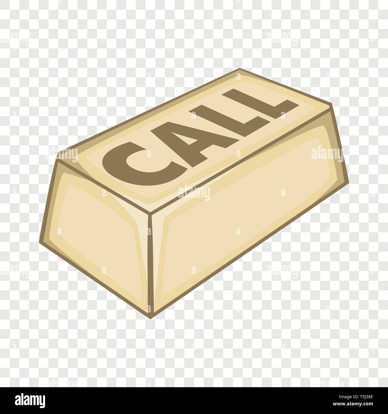 Call button icon, isometric style Stock Vector Image & Art - Alamy