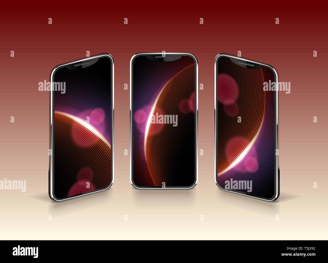 Wallpaper for smartphone Stock Vector Images - Alamy