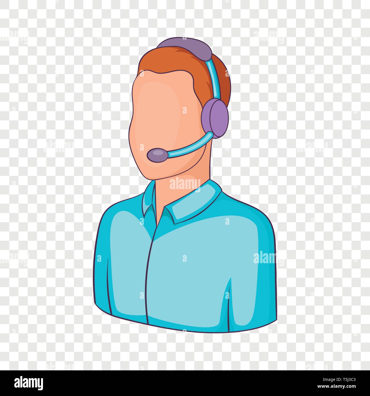 Female wireless operator Stock Vector Images - Alamy