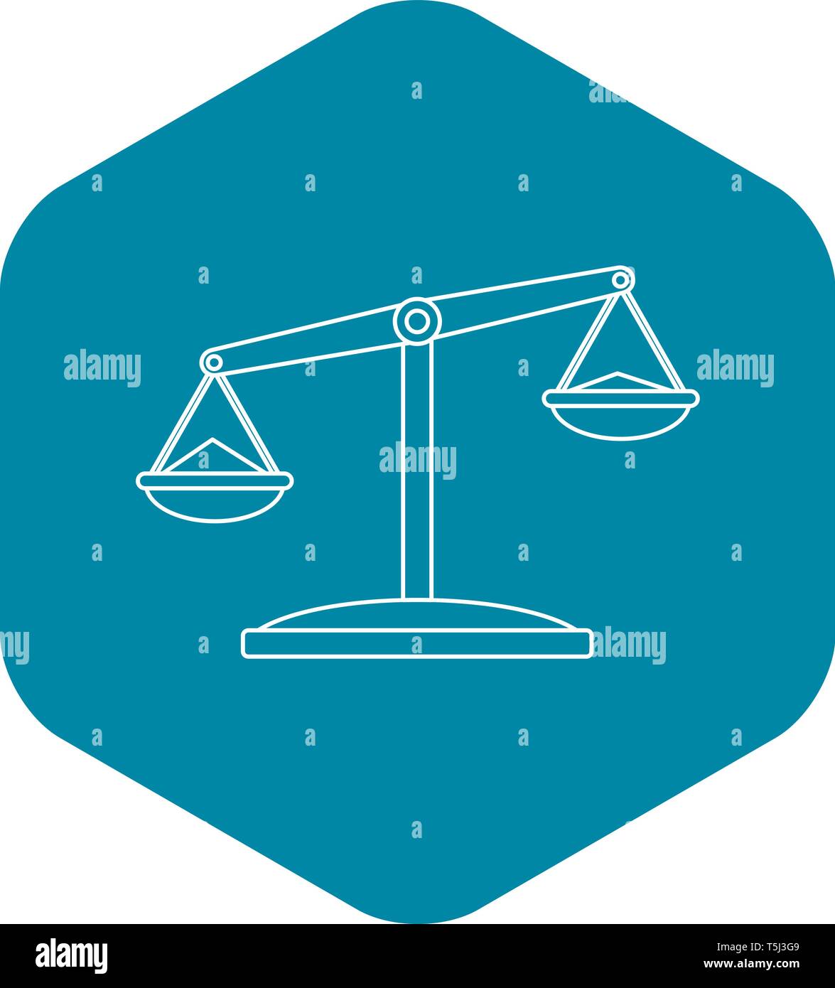 Pharmaceutical scales icon, outline style Stock Vector Image & Art - Alamy