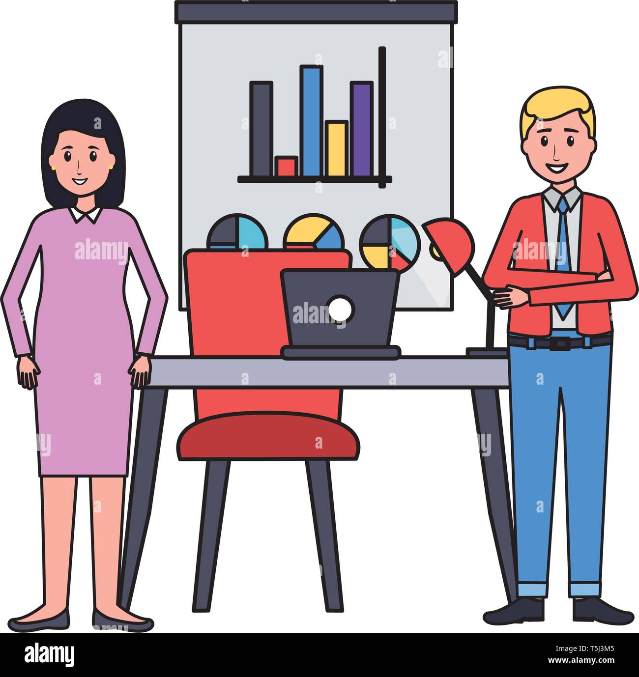 people office workplace Stock Vector Image & Art - Alamy