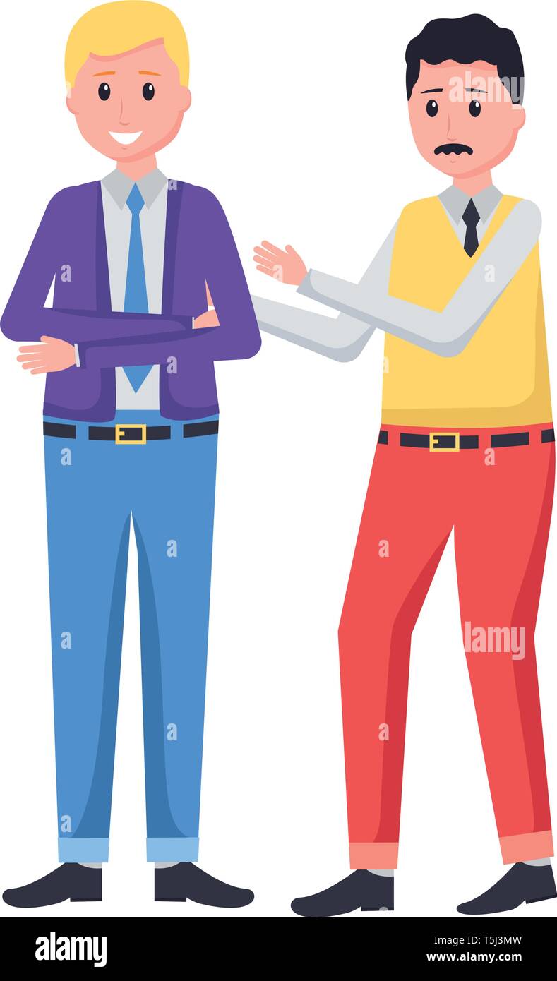 men employee office Stock Vector Image & Art - Alamy