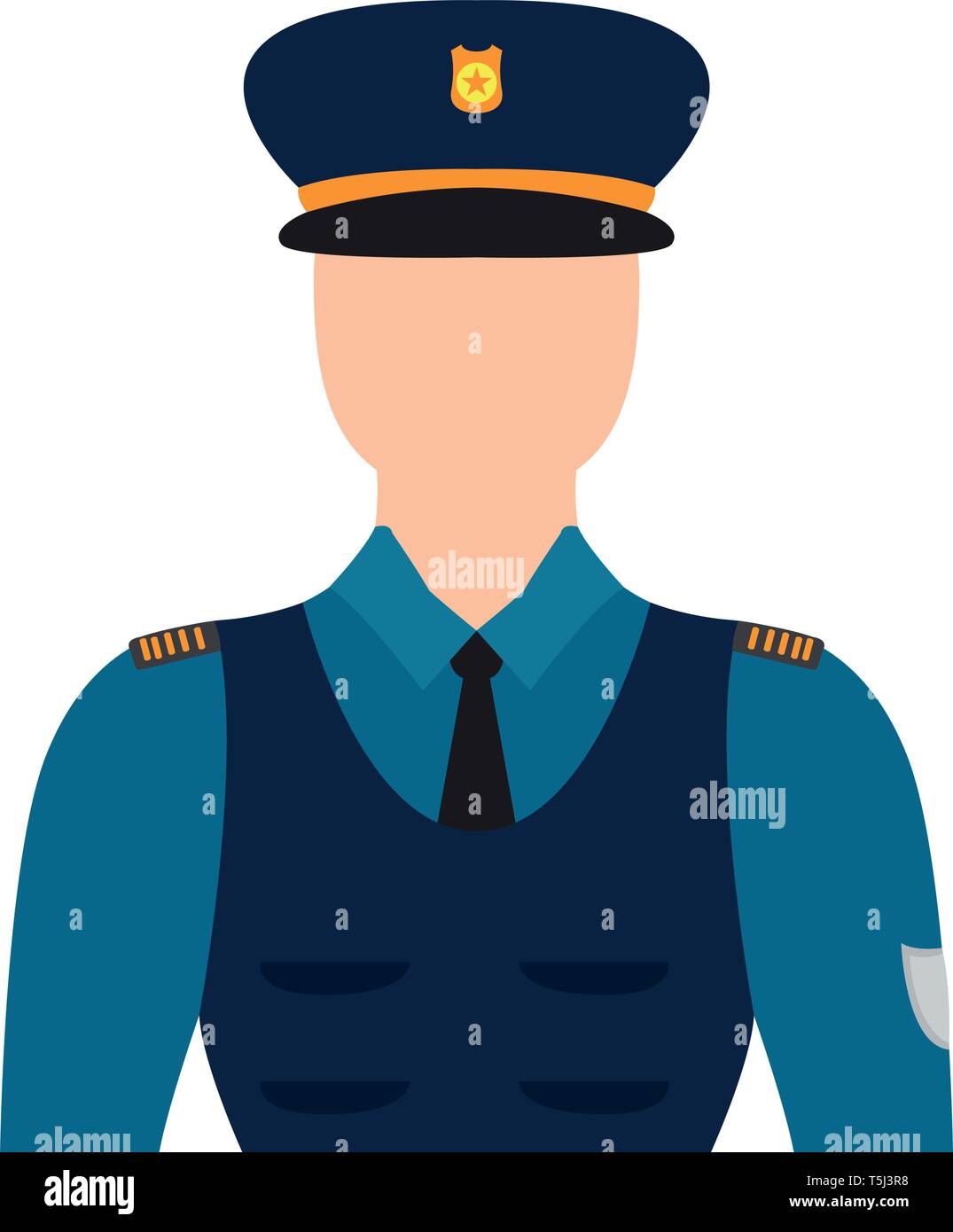 Policeman clip art hi-res stock photography and images - Alamy