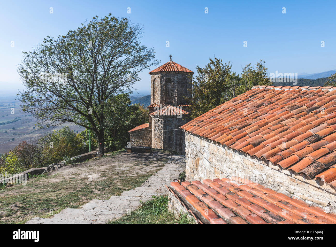 Georgia, Kakheti, Kvareli, monastery Nekresi Stock Photo - Alamy