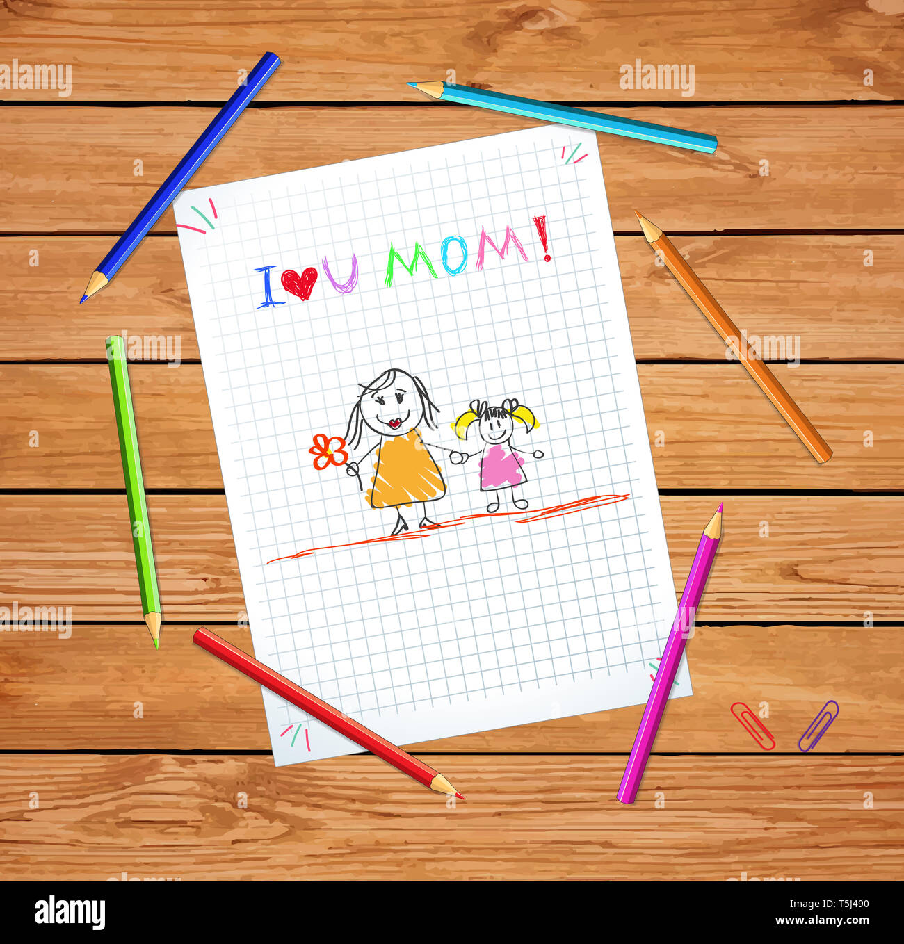 Girl graphing paper hi-res stock photography and images - Alamy