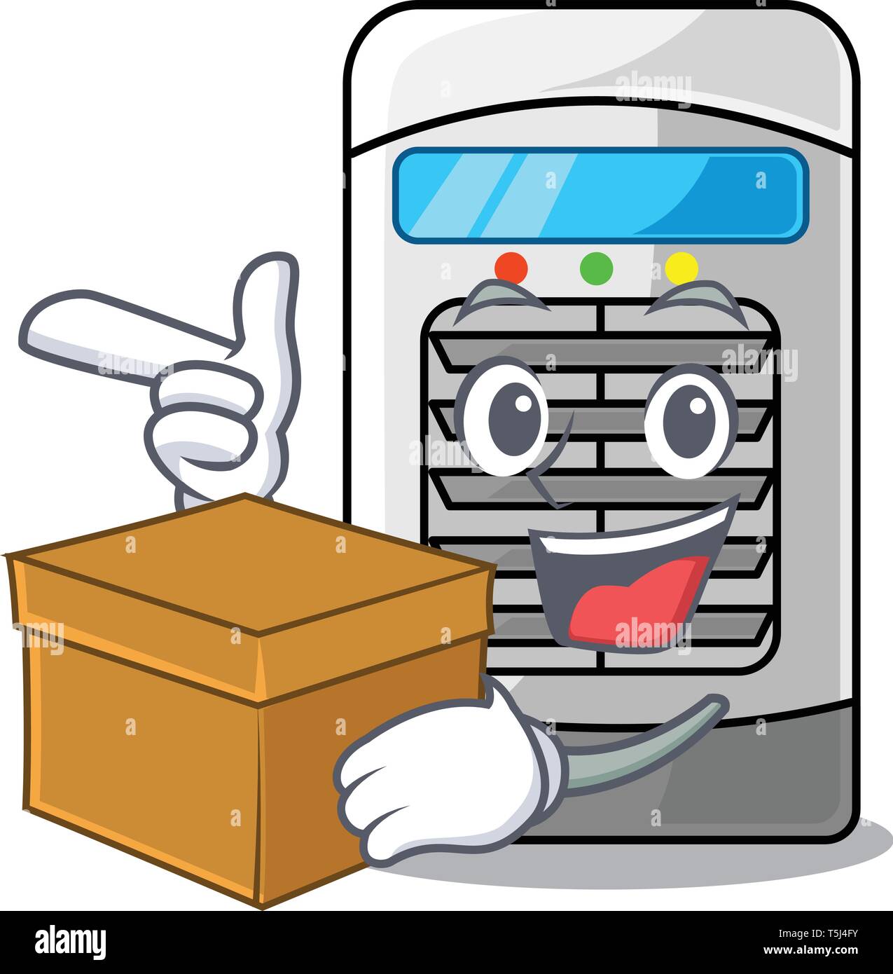 Box air conditioner Stock Vector Images - Alamy