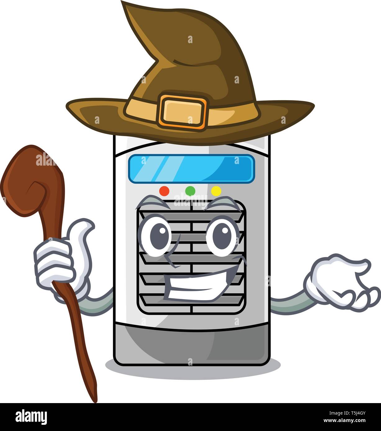 Witch air cooler isolated with the cartoon Stock Vector Image & Art - Alamy