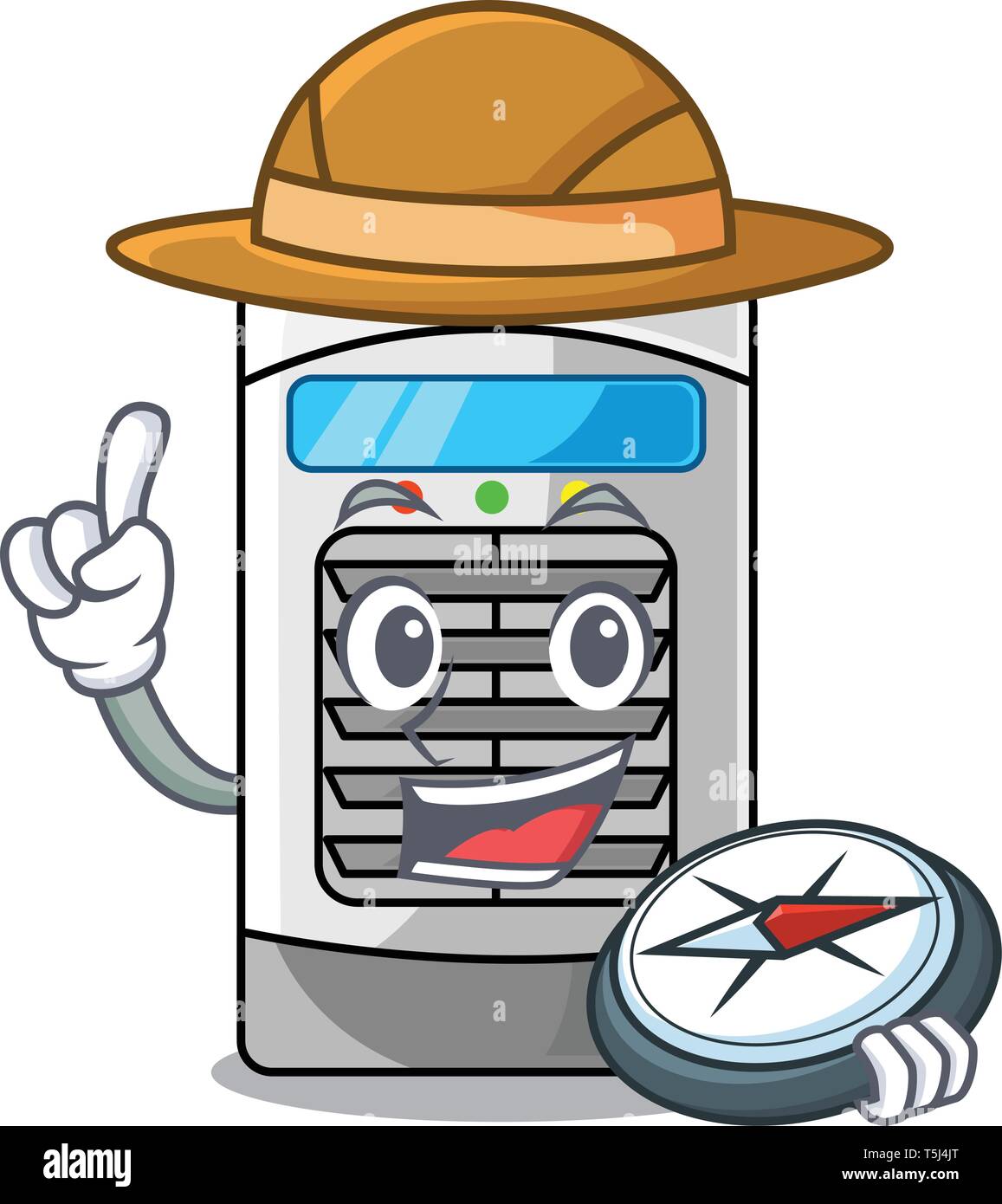 Explorer air cooler isolated with the cartoon Stock Vector Image & Art ...