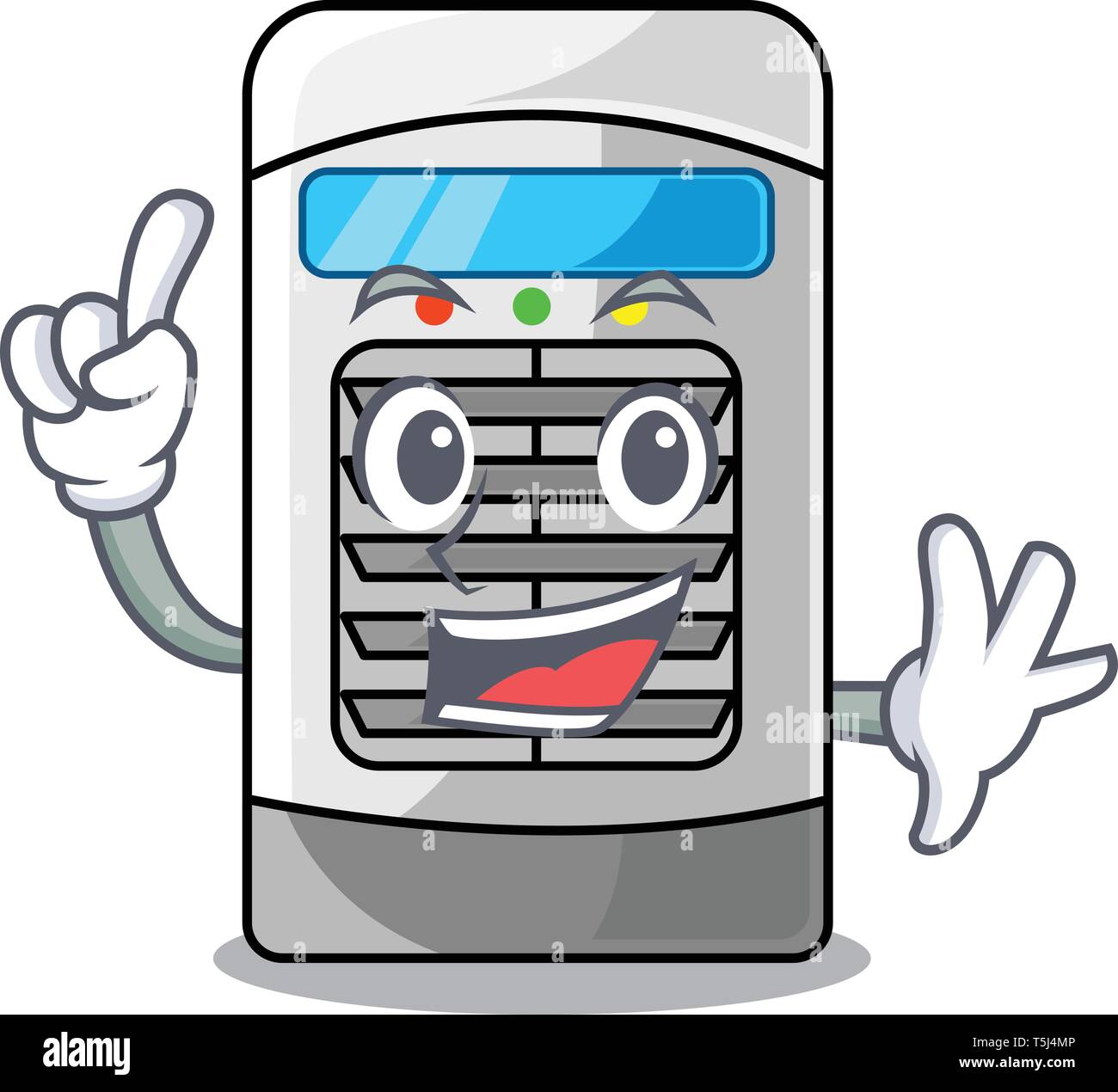 Finger air cooler in the cartoon shape Stock Vector Image & Art - Alamy