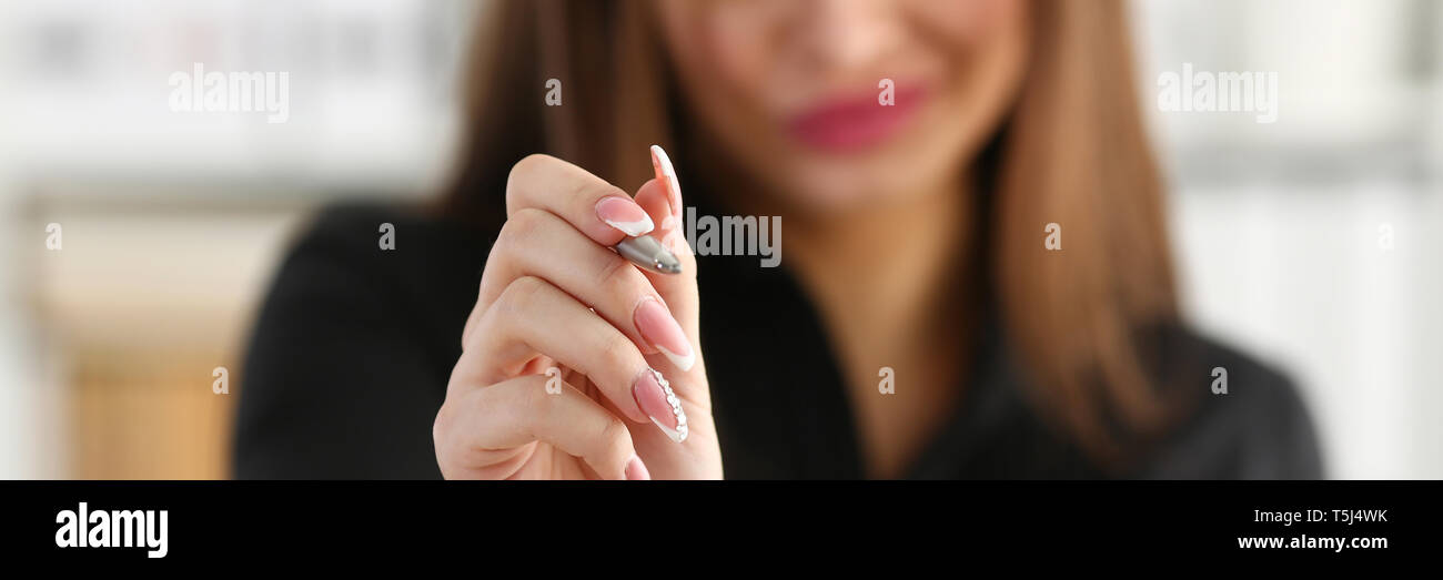 Woman table task hand hi-res stock photography and images - Alamy