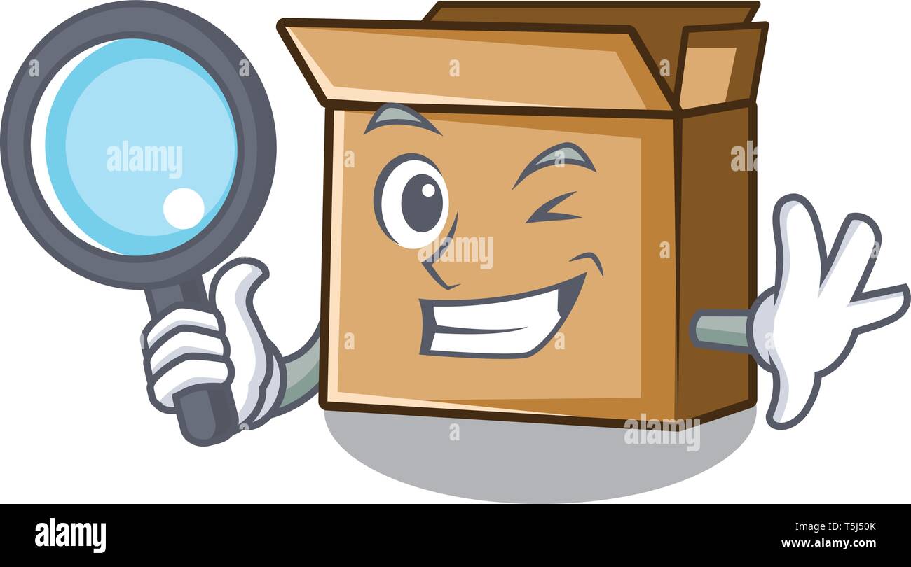 Detective cardboard in the a character shape Stock Vector Image & Art ...