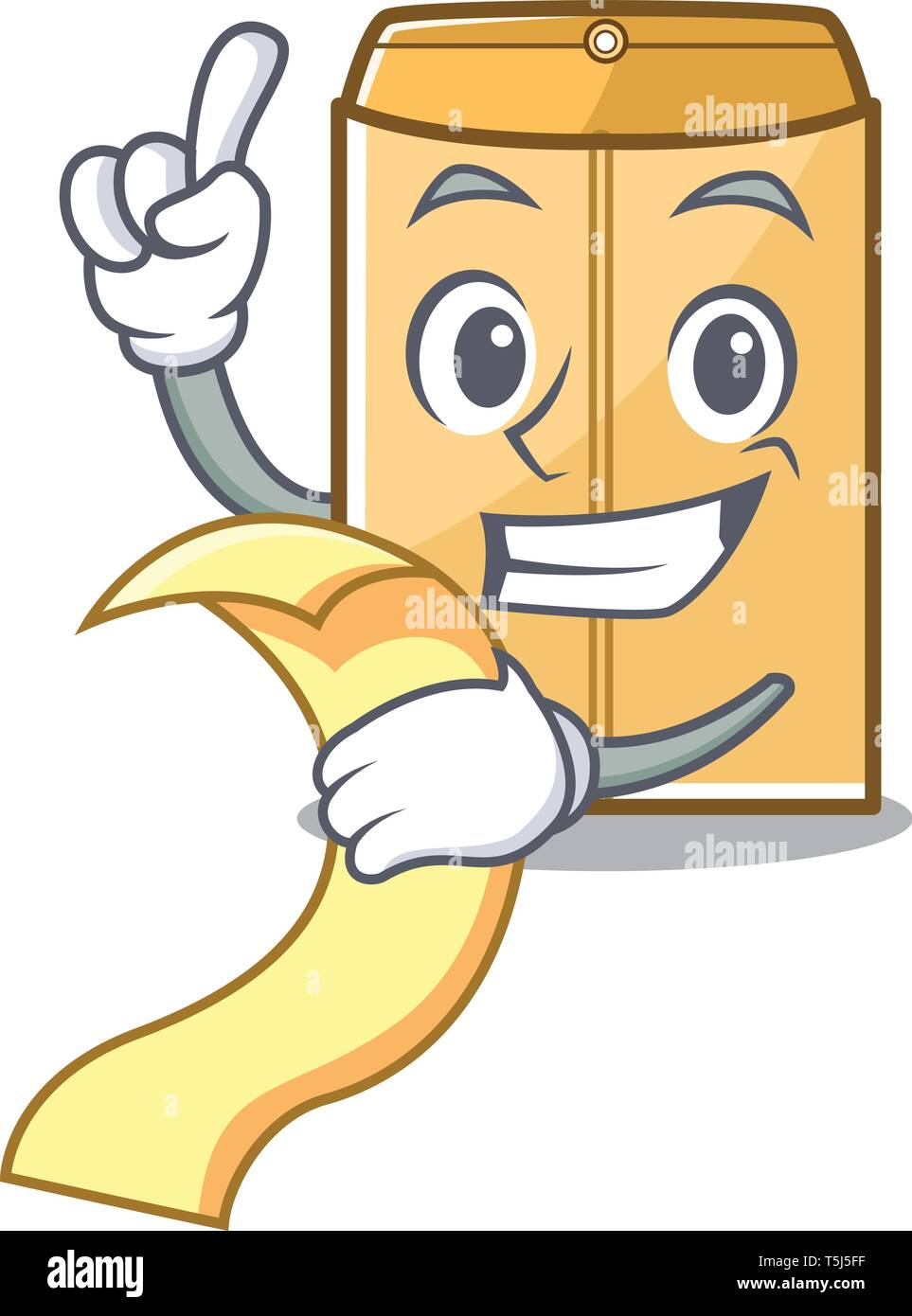 With menu envelope mailer in the mascot closet Stock Vector Image & Art ...