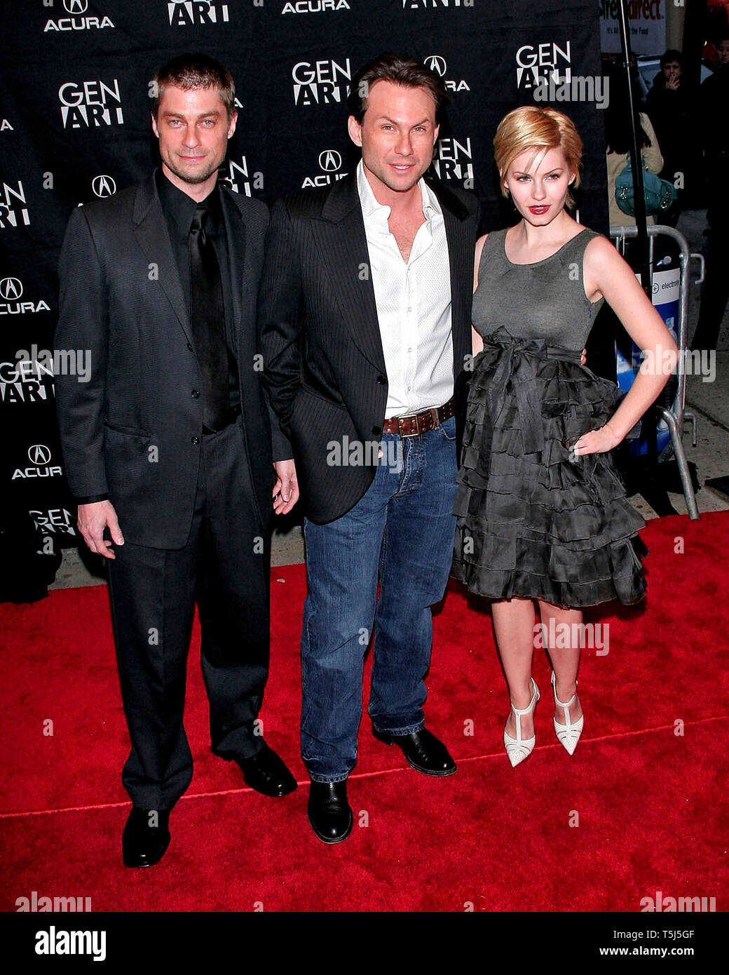 New York, USA. 17 Apr, 2007. Jamison Jones, Christian Slater, Elisha ...