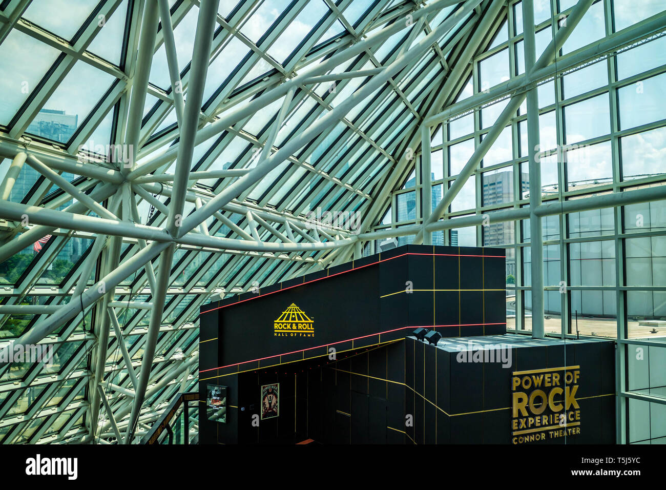 Ohio rock and roll hall of fame exhibit hi-res stock photography and ...