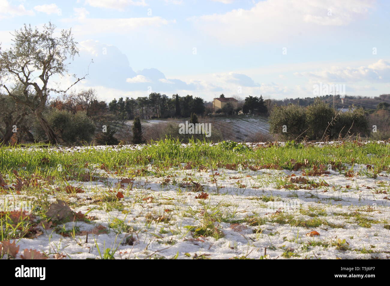 Paesaggio innevato hi-res stock photography and images - Alamy