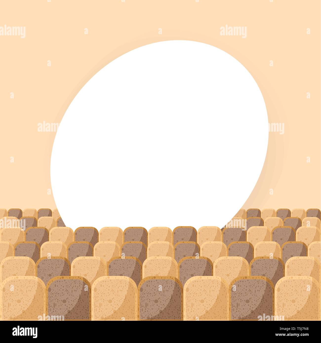 Closeup organic snack backdrop Stock Vector Images - Alamy