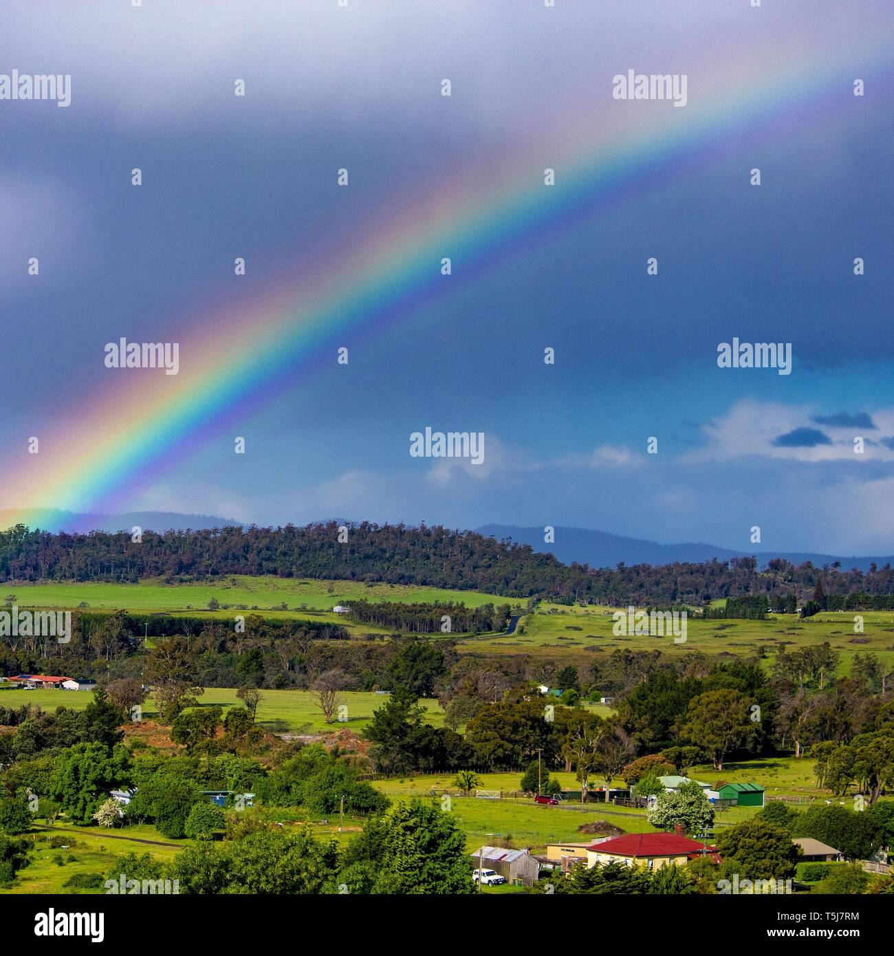 Somewhere over the rainbow Stock Photo - Alamy