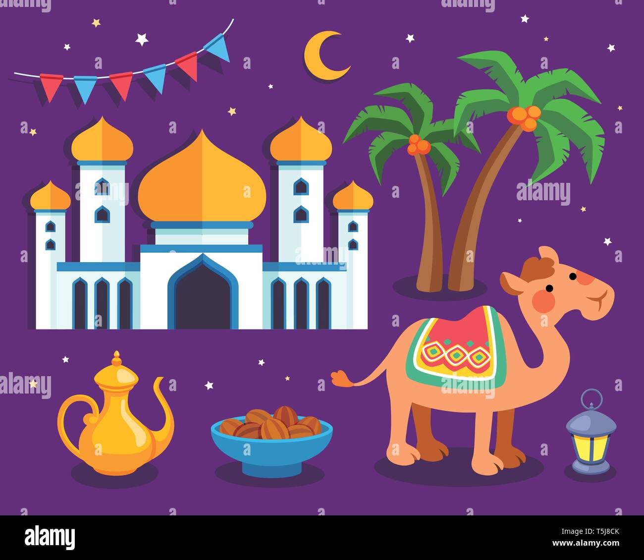 The camel date Stock Vector Images - Alamy