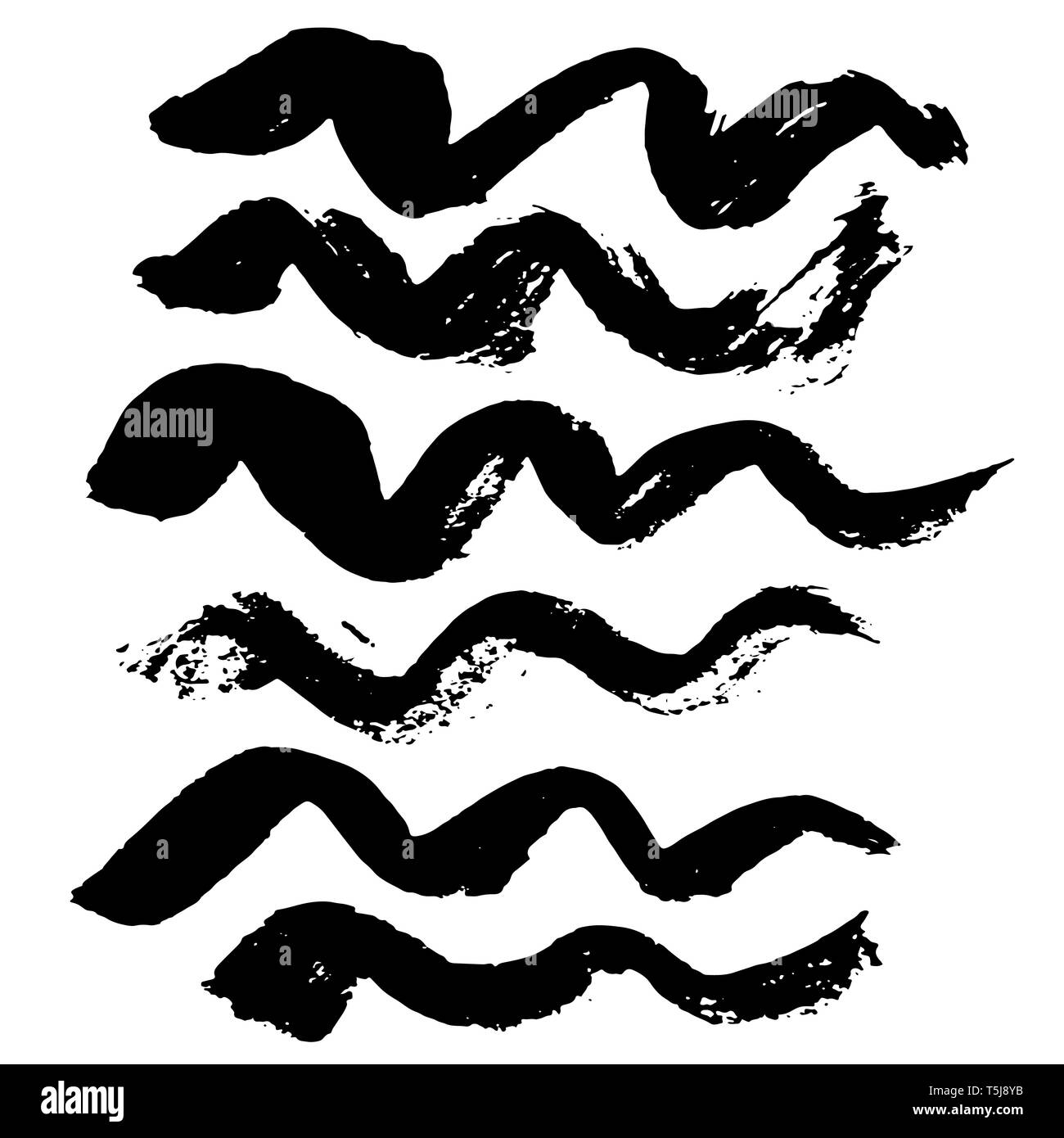 Black curly border Stock Vector Images - Alamy