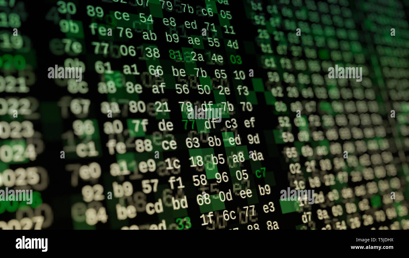 Hexadecimal hi-res stock photography and images - Alamy