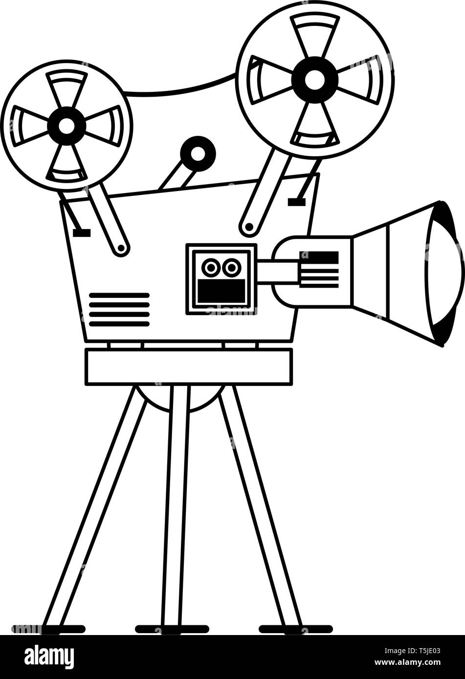 Cinema and movies cartoons Stock Vector Image & Art - Alamy