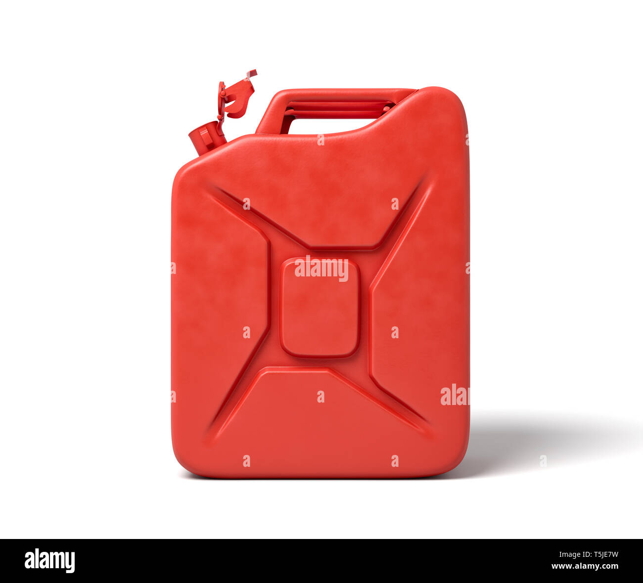 3d rendering of open red gas can isolated on white background Stock ...