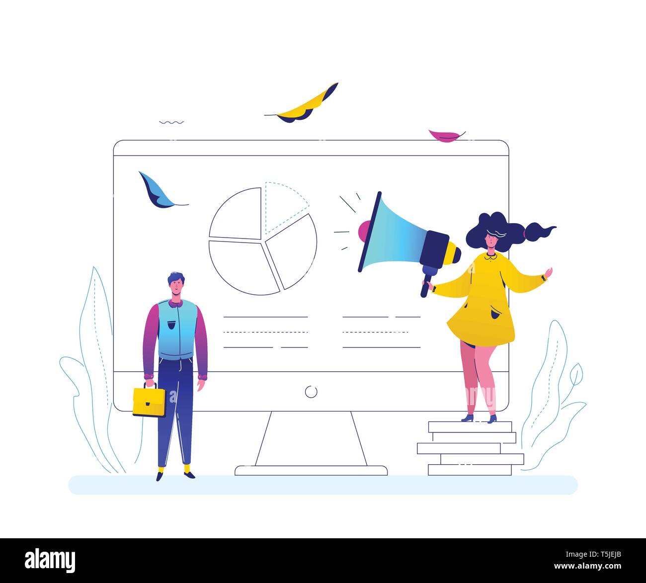 Data analysis - flat design style colorful illustration Stock Vector ... Data analysis - flat design style colorful illustration Stock Vector ...