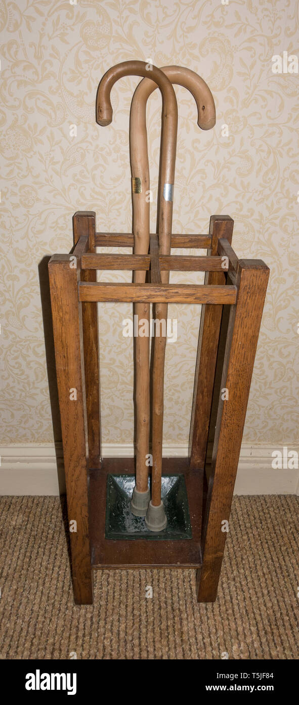 Walking sticks hugging Stock Photo - Alamy