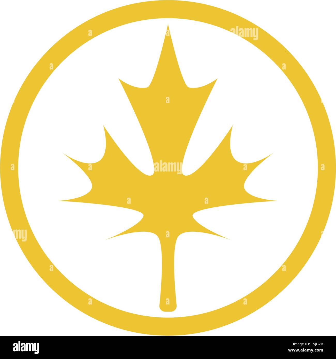 Maple leaf vector illustration design template Stock Vector Image & Art ...