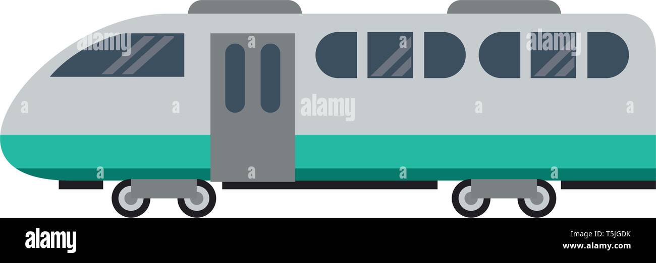 Train vehicle isolated flat Stock Vector Image & Art - Alamy