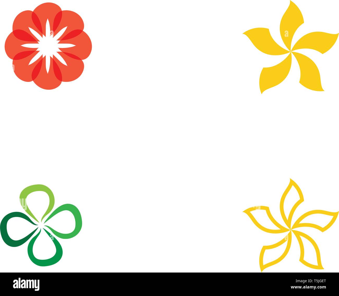 flower vector icon design template illustration Stock Vector Image ...
