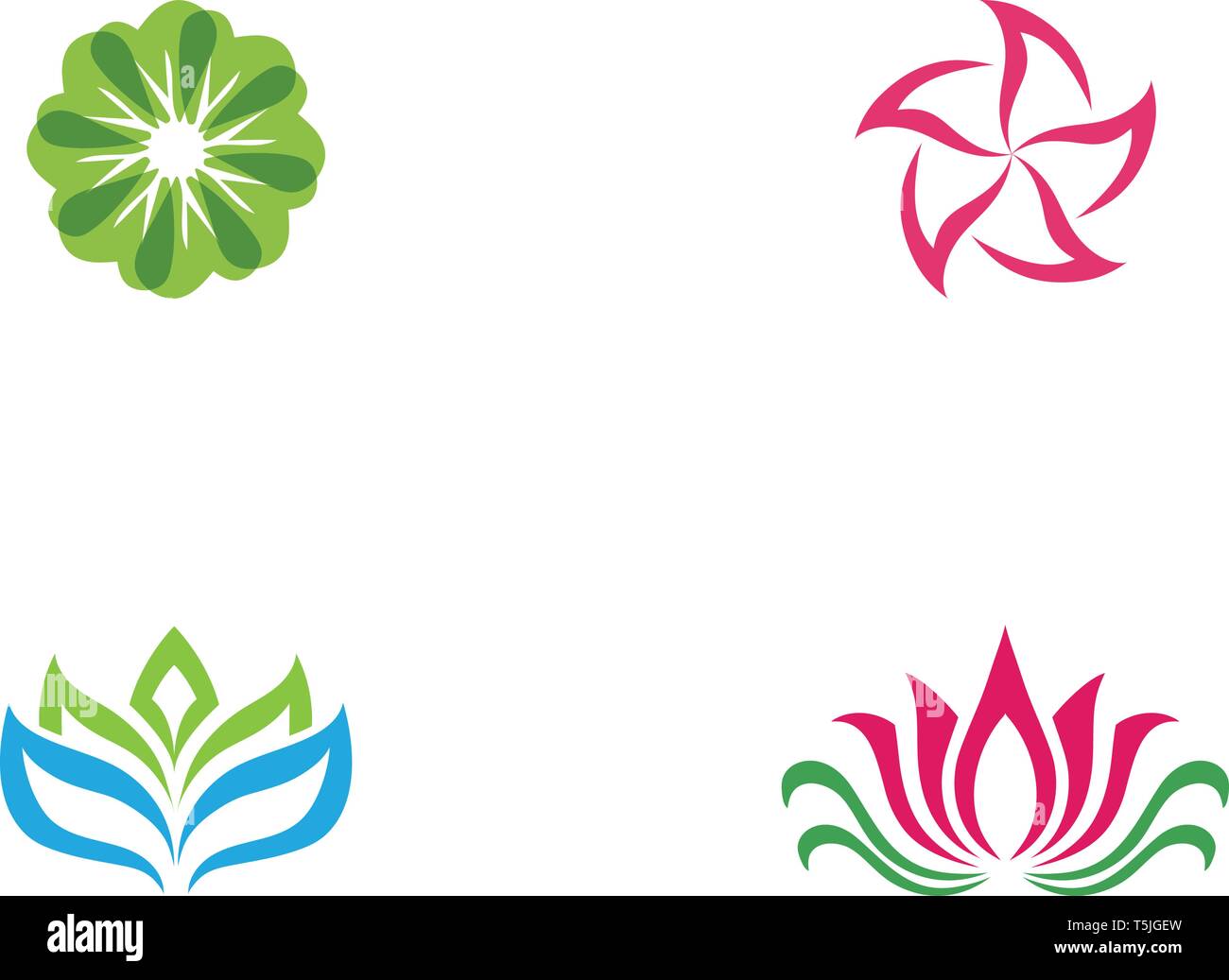 flower vector icon design template illustration Stock Vector Image ...