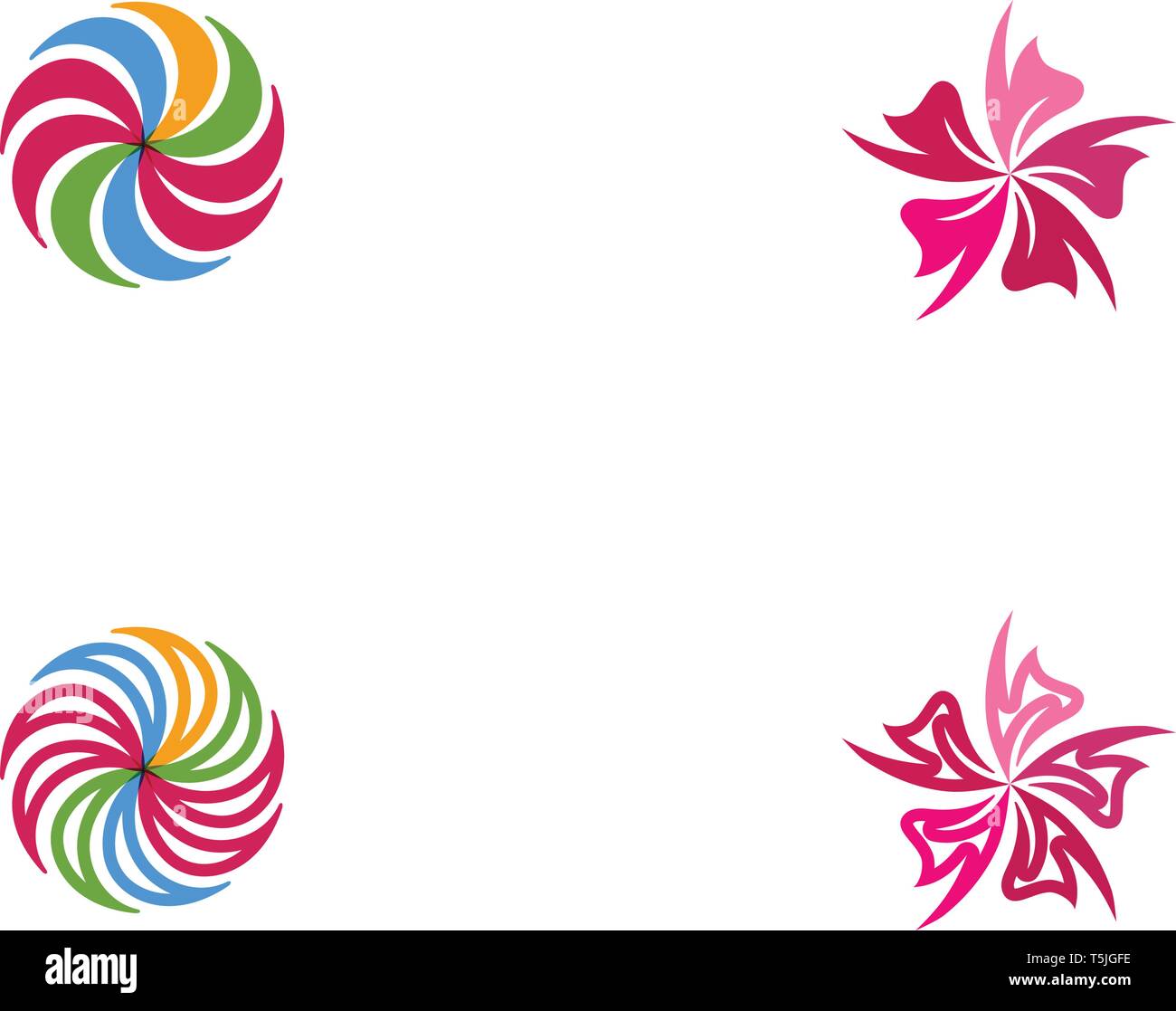 flower vector icon design template illustration Stock Vector Image ...