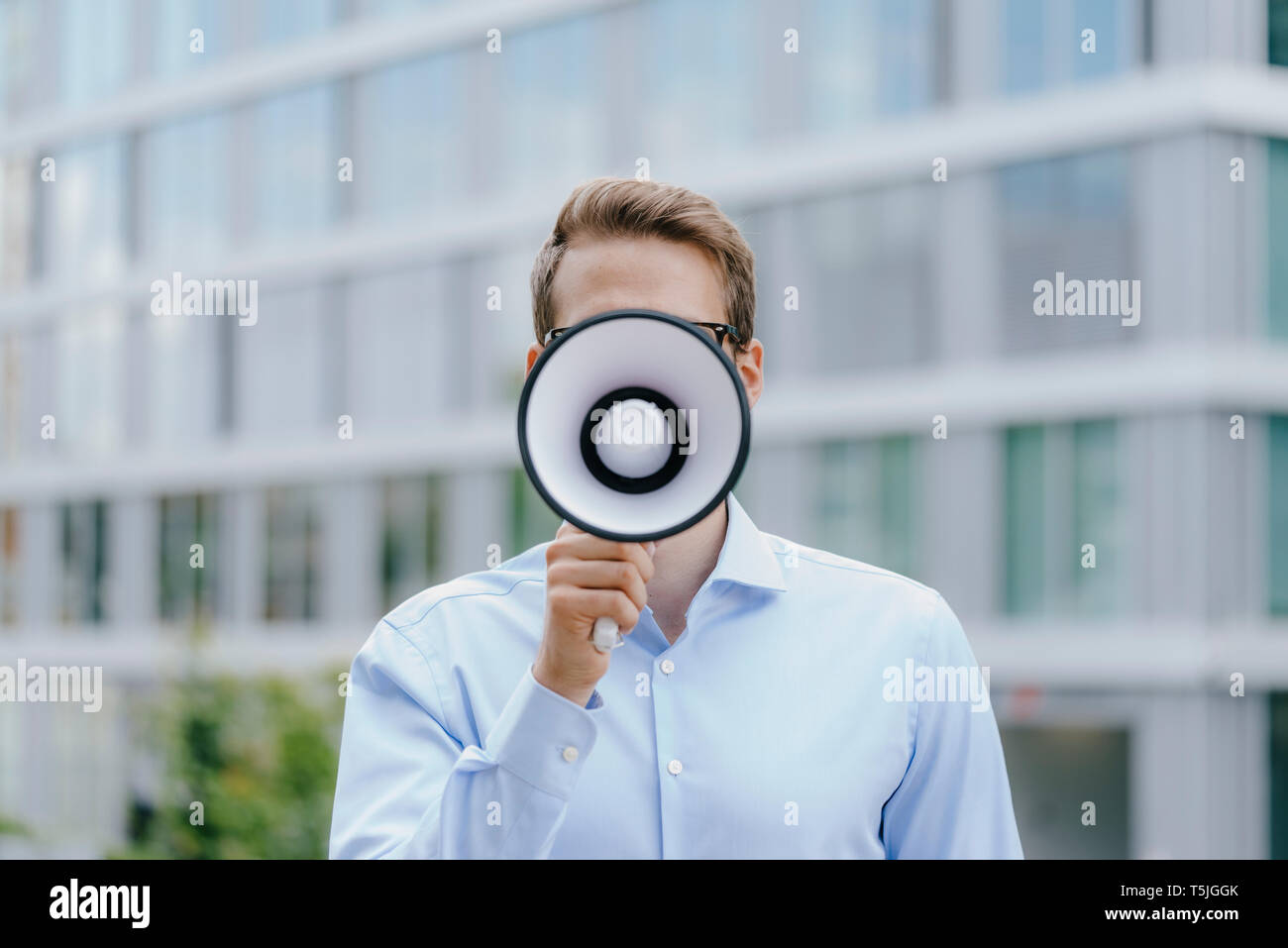 Using megaphone hi-res stock photography and images - Alamy