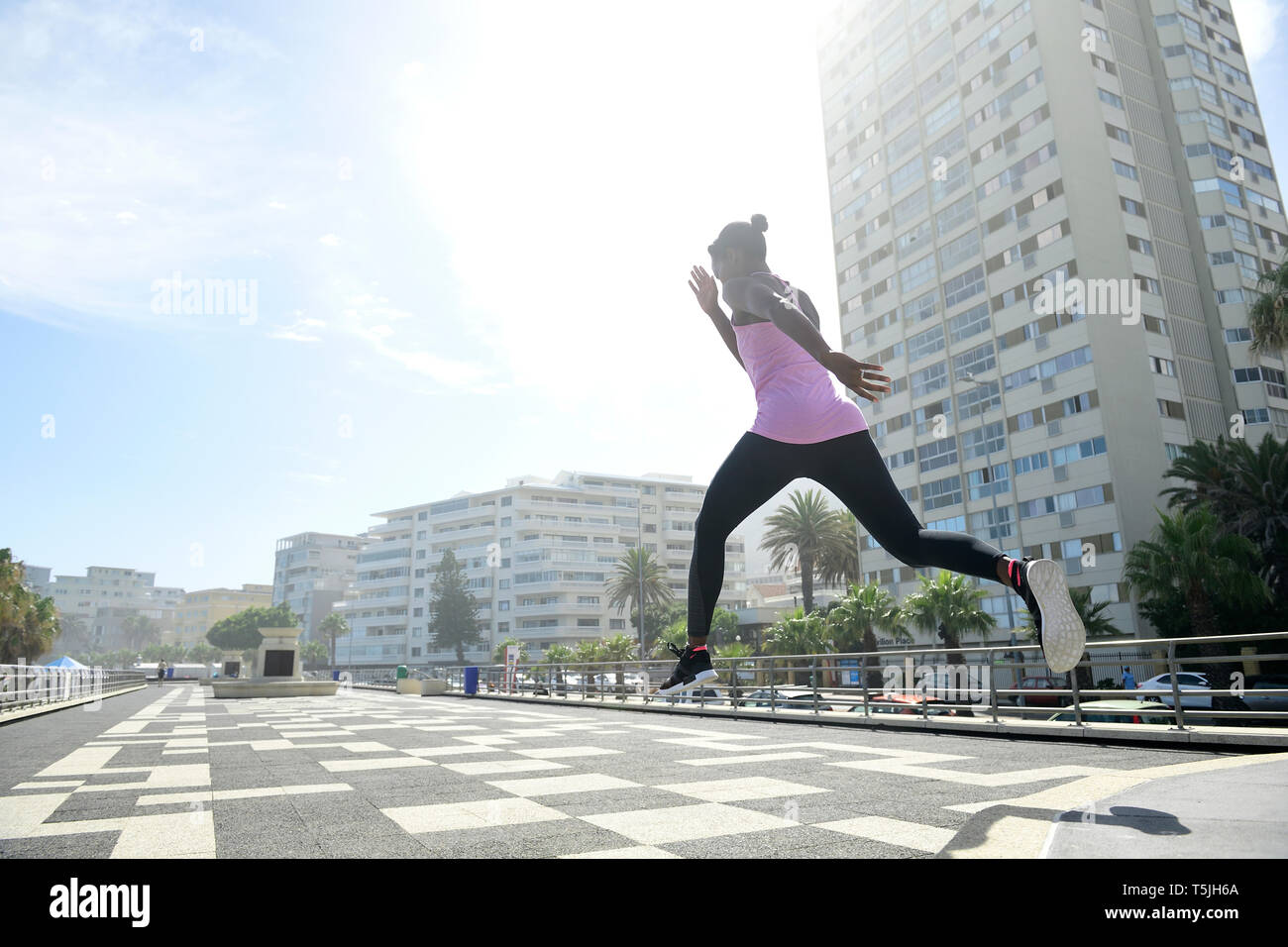 Jumping outdoors hi-res stock photography and images - Alamy