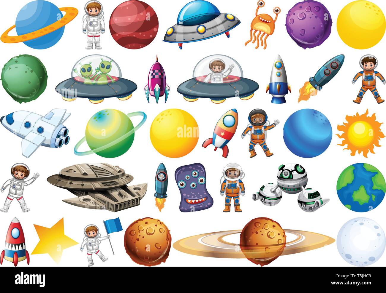 Spaceship decor Stock Vector Images - Alamy