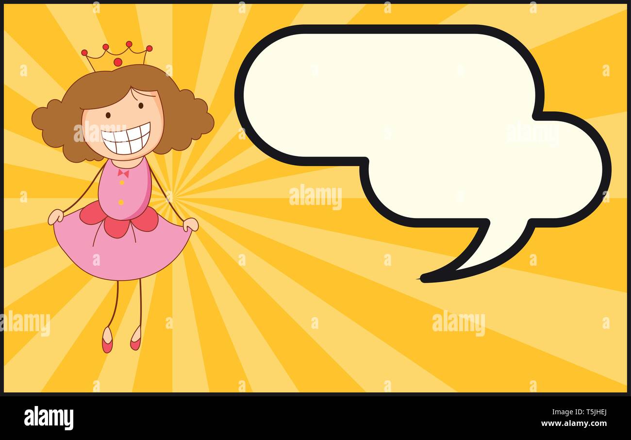 A queen with speech balloon illustration Stock Vector Image & Art - Alamy