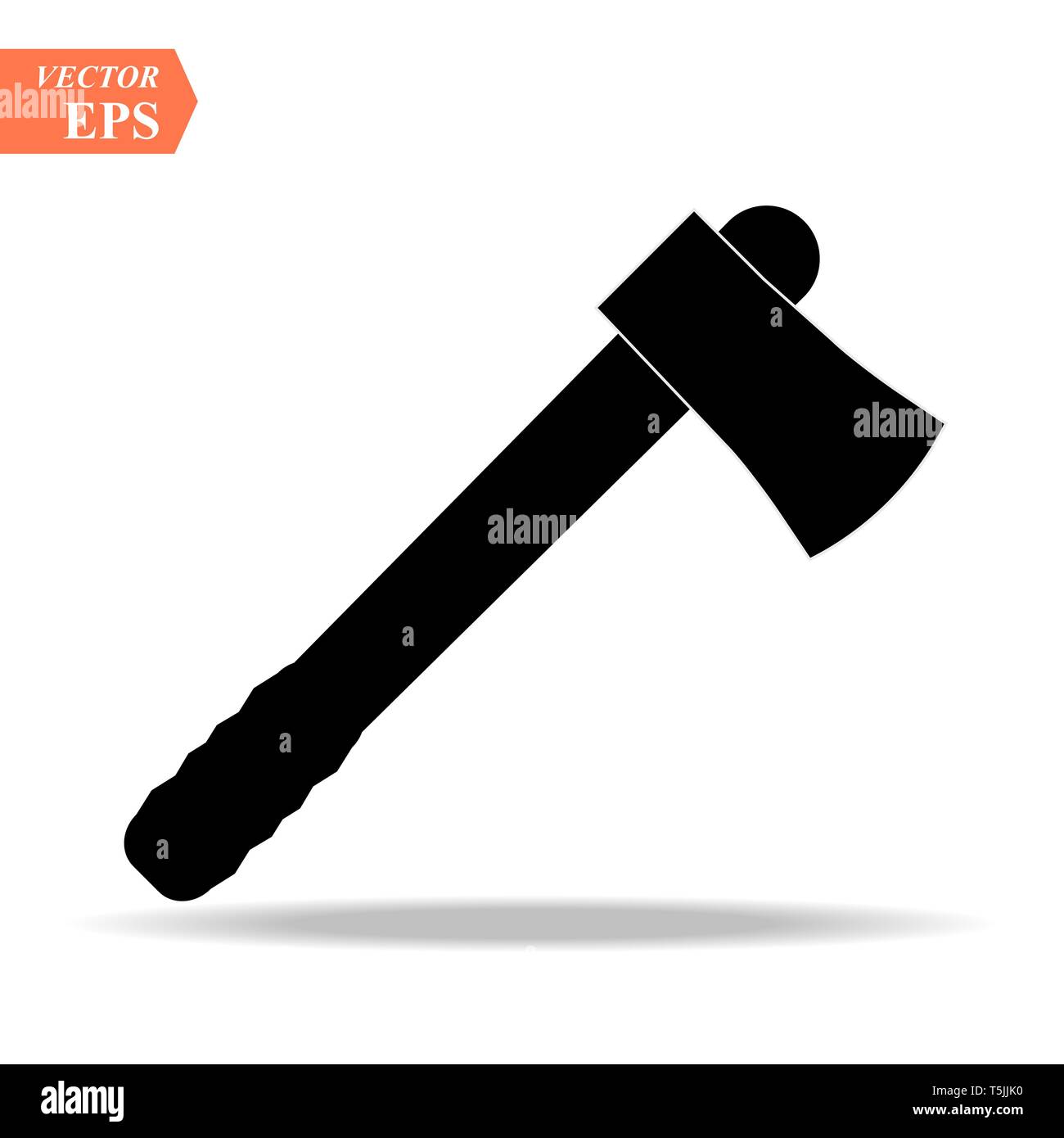 Axe icon flat. Illustration isolated vector sign symbol eps10 Stock ...