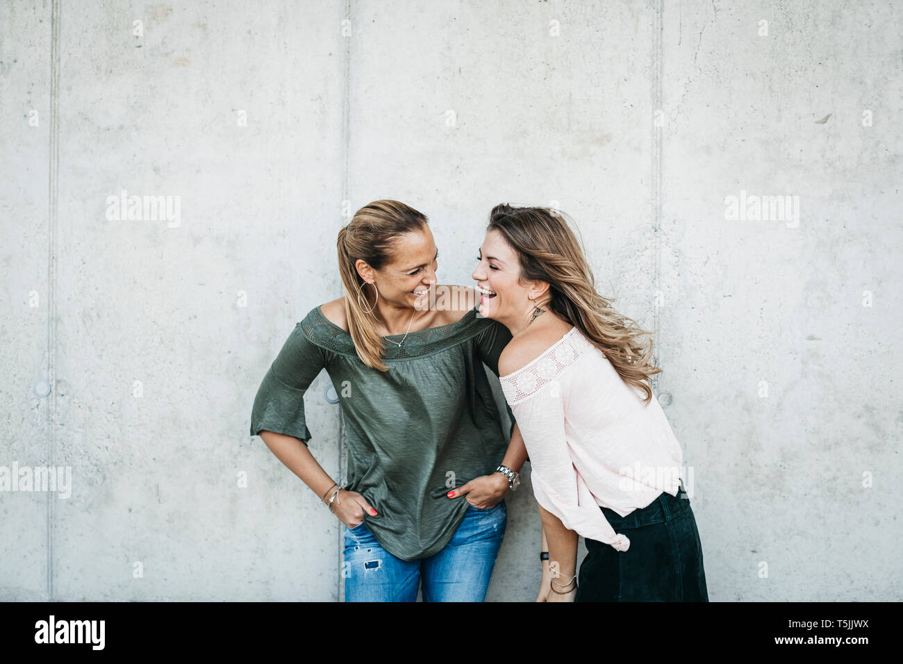 Two best friends having fun Stock Photo - Alamy