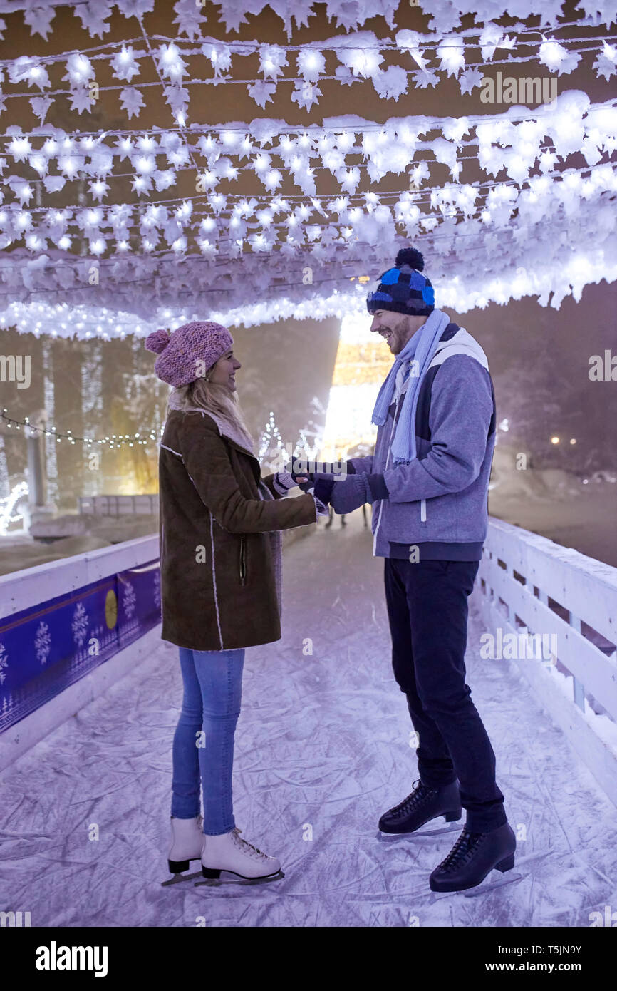 Ice rink night hi-res stock photography and images - Alamy