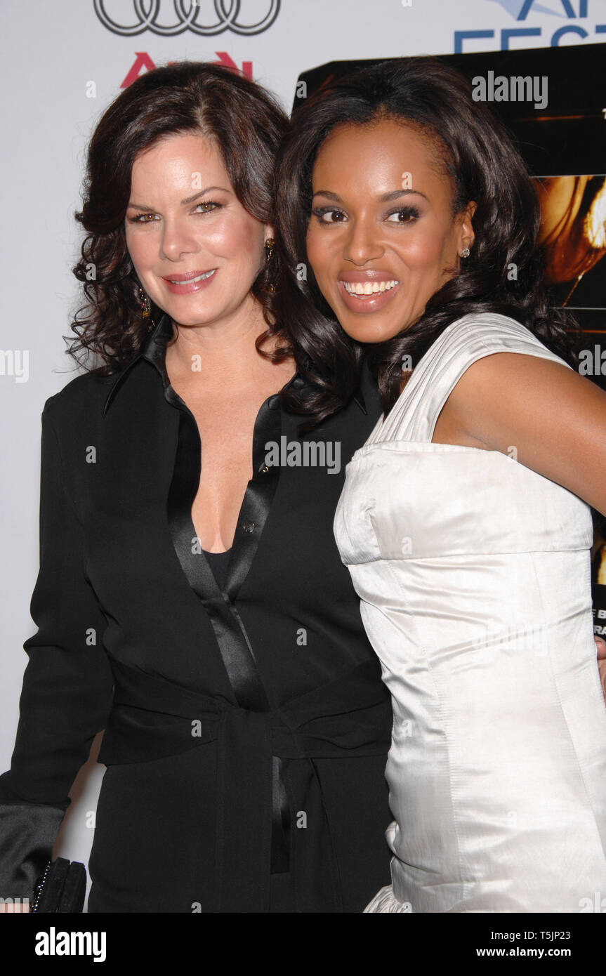 LOS ANGELES, CA. November 07, 2006: MARCIA GAY HARDEN (left) & KERRY ...