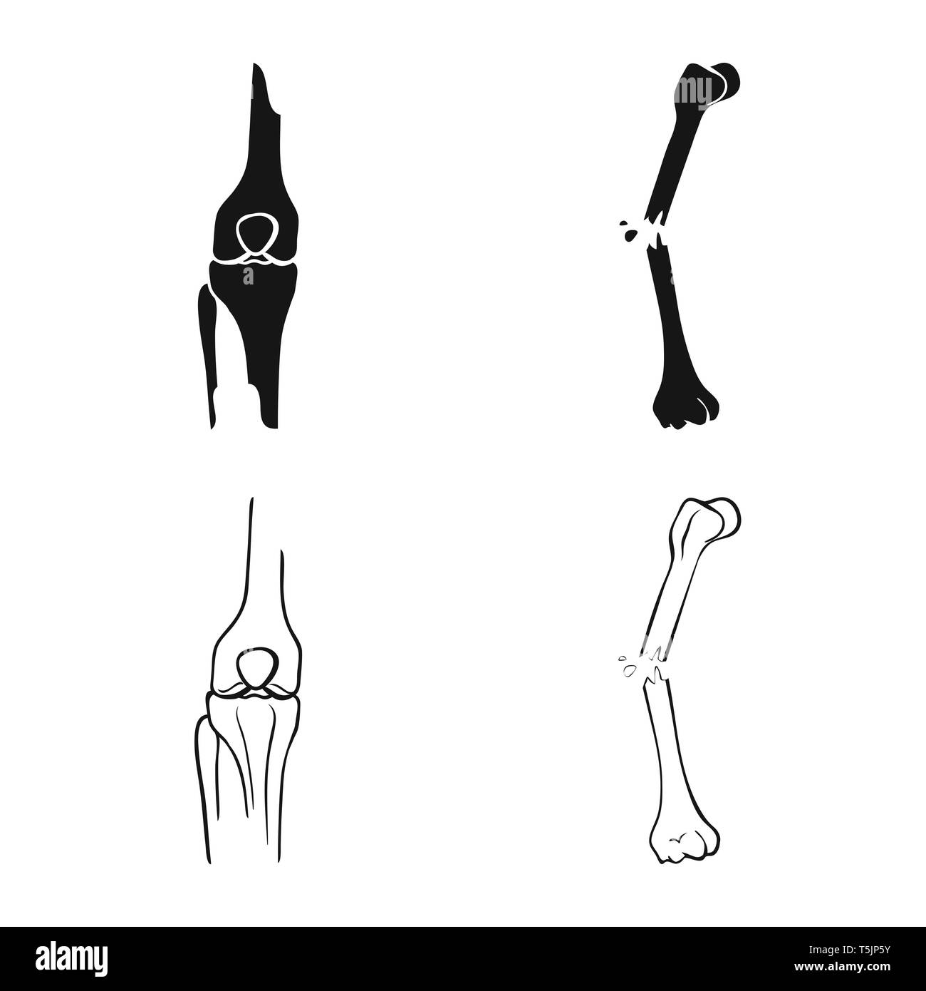 Vector illustration of medicine and clinic symbol. Collection of ...
