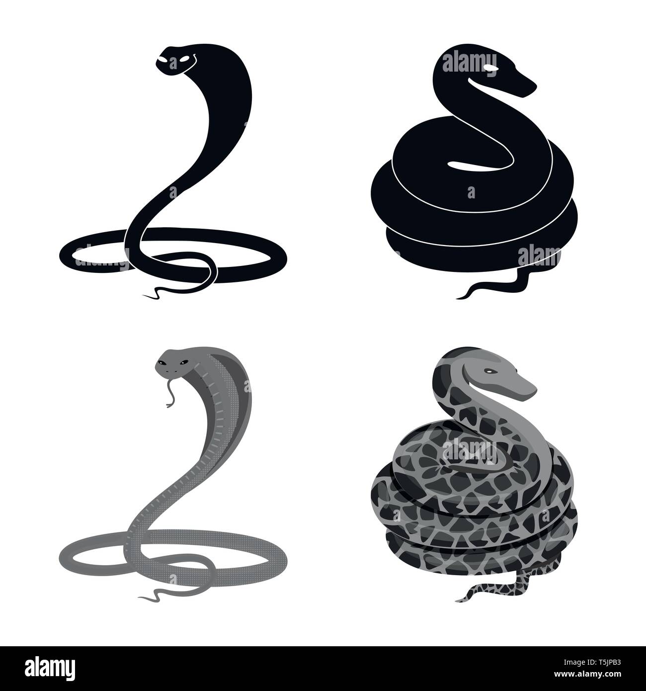 Python Snake Silhouette