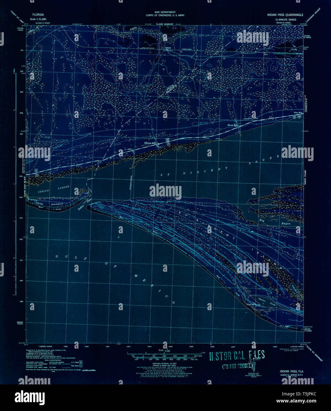 Indian Pass Florida Map