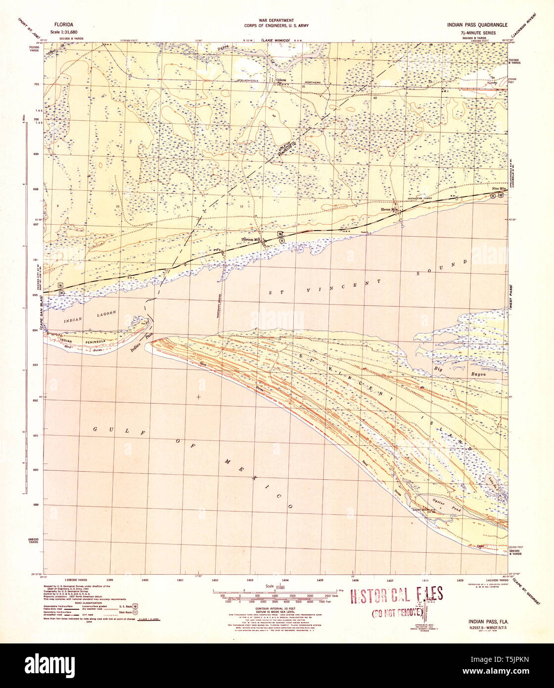Indian Pass Florida Map